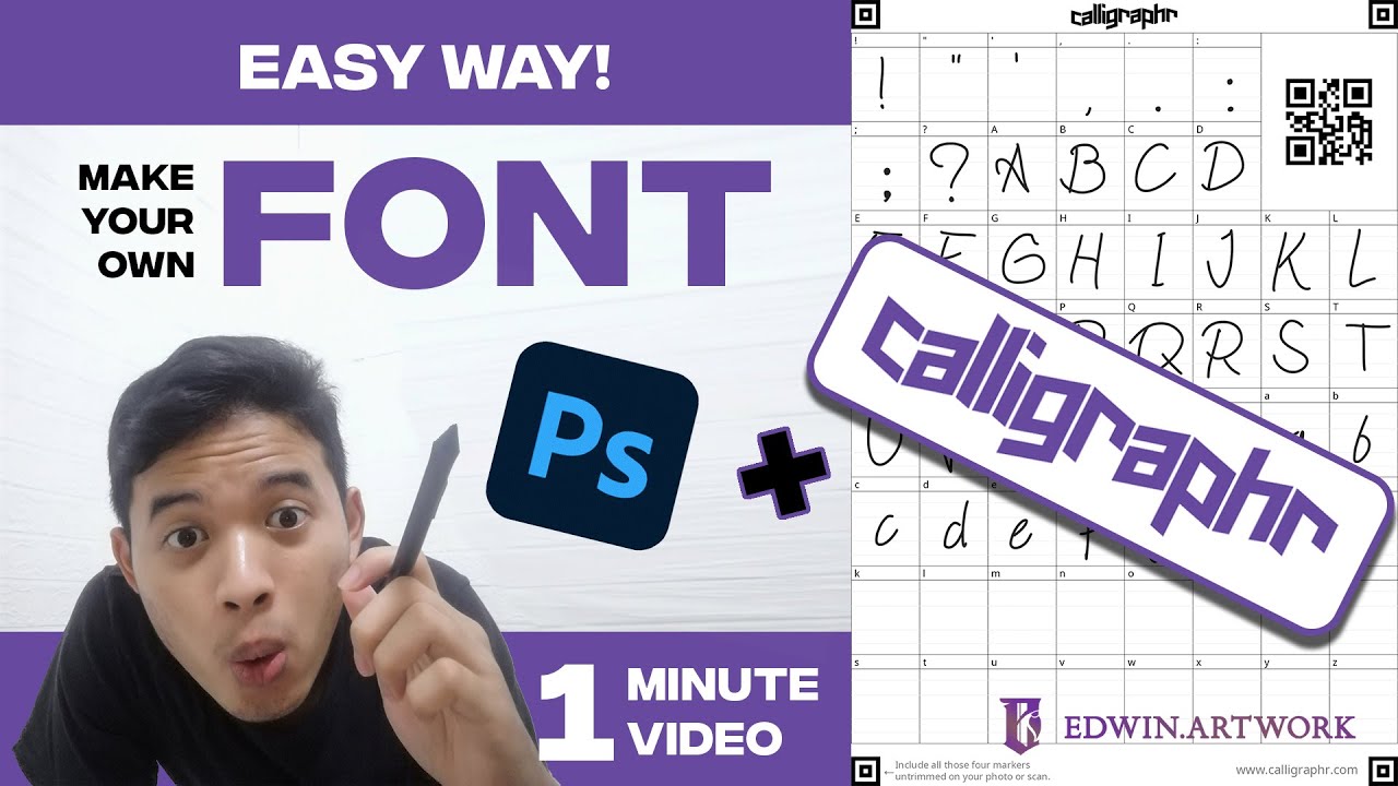EASY HOW TO MAKE YOUR OWN FONTS ONE MINUTE VIDEO YouTube EASY HOW TO MAKE YOUR OWN FONTS ONE MINUTE VIDEO YouTube
