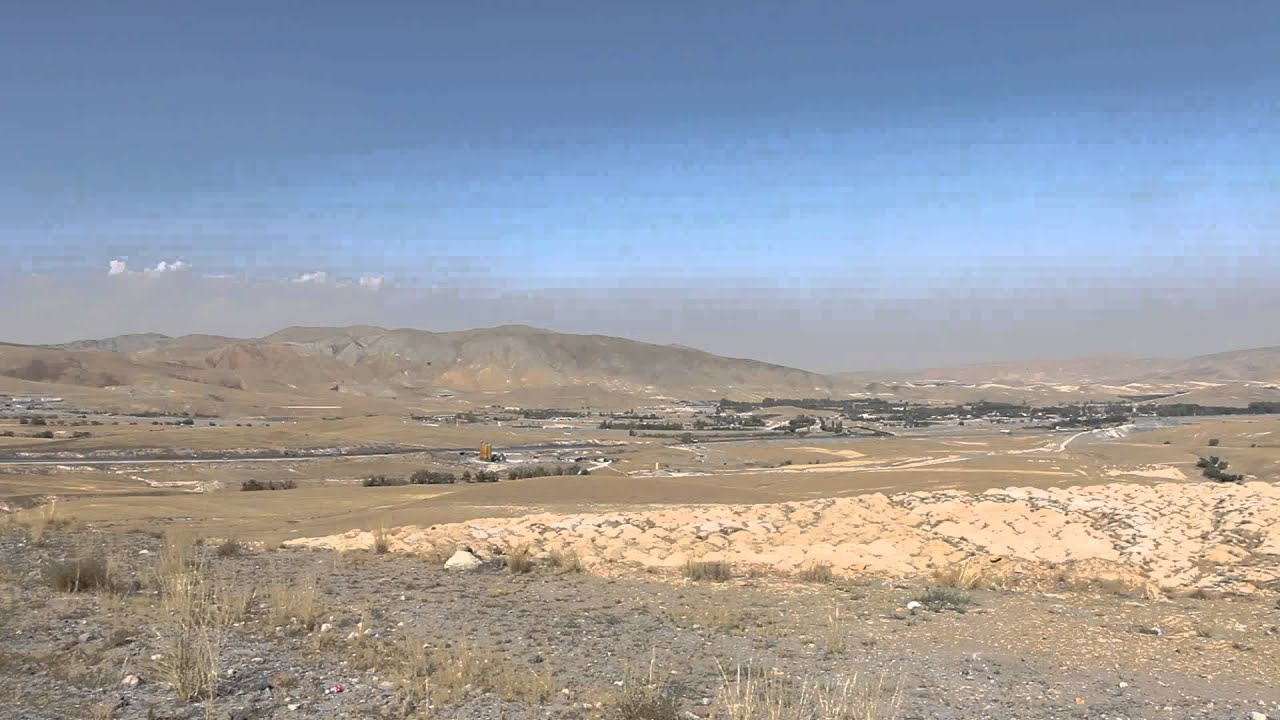 The landscape just after Tabriz, Iran - YouTube