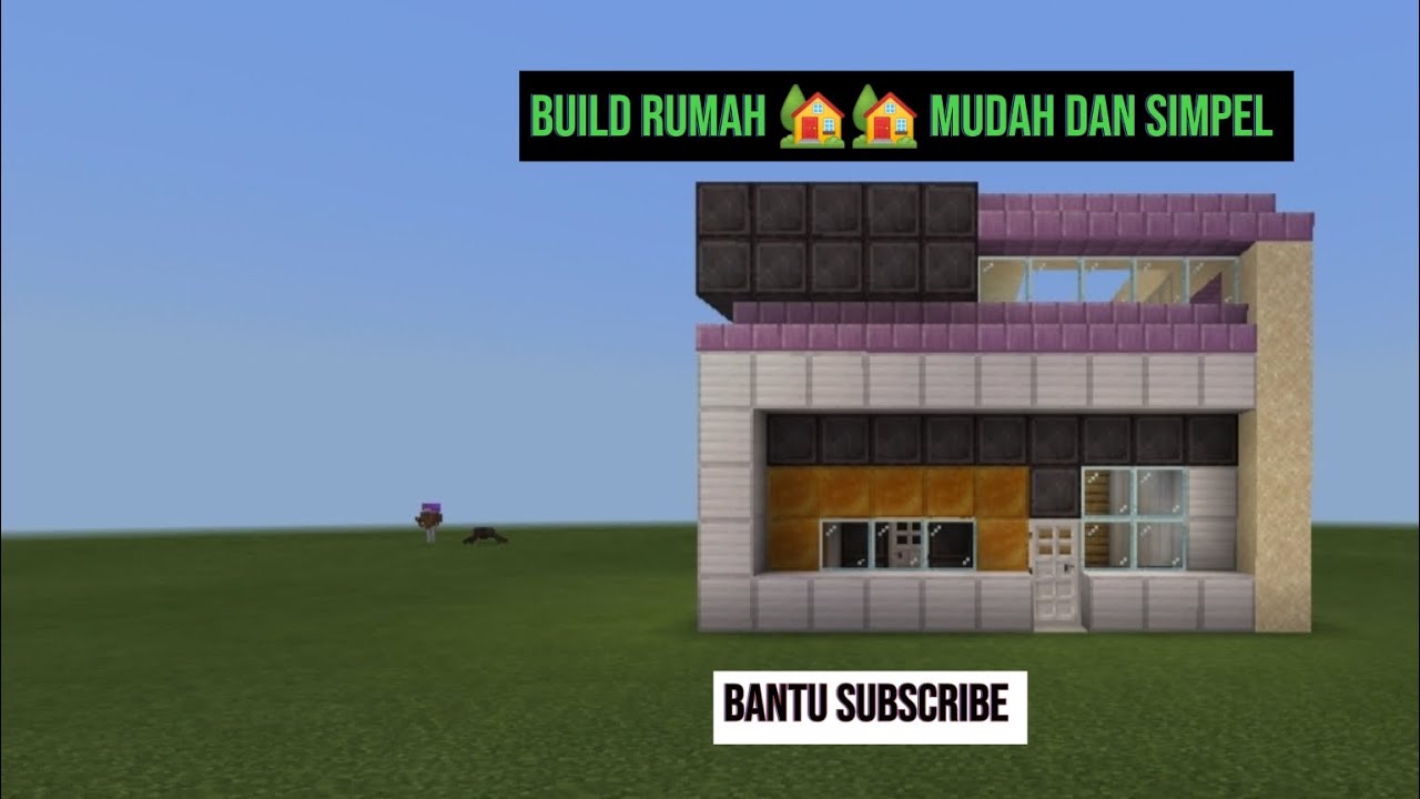 mudah dan simpel cara buat rumah minimalis - YouTube