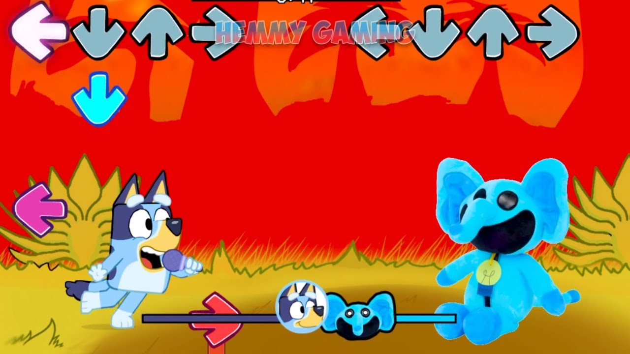 [SWAP] FNF Smiling Critters vs Bluey, Bingo & Mackenzie Sings Chasing ...