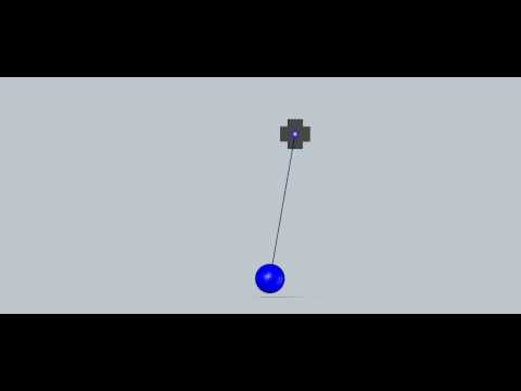 Simple pendulum in SolidWorks - YouTube