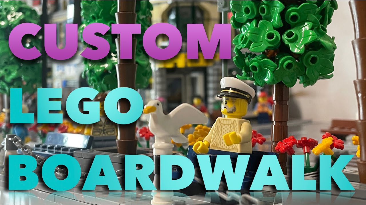 Custom Waterfront Lego City Diorama - YouTube