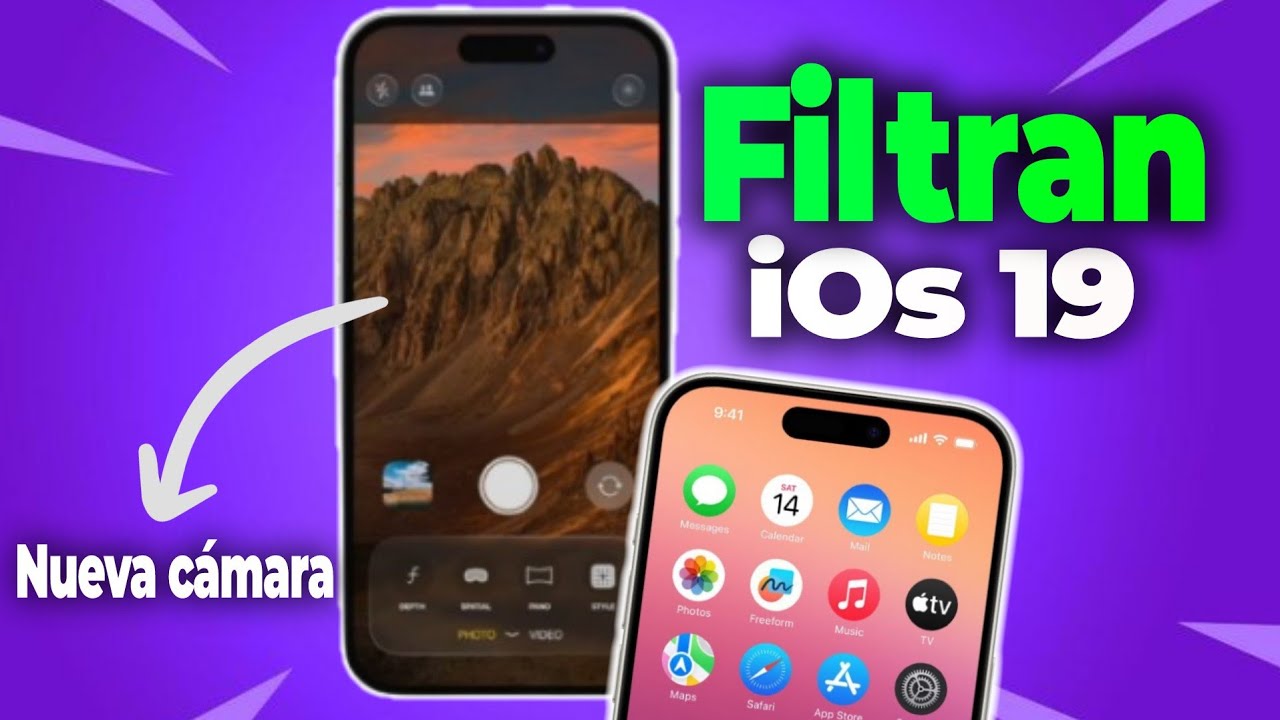 Gran FILTRACIÓN de iOS 19: Nueva cámara e iconos | Lo cambiara ¡TODO ...