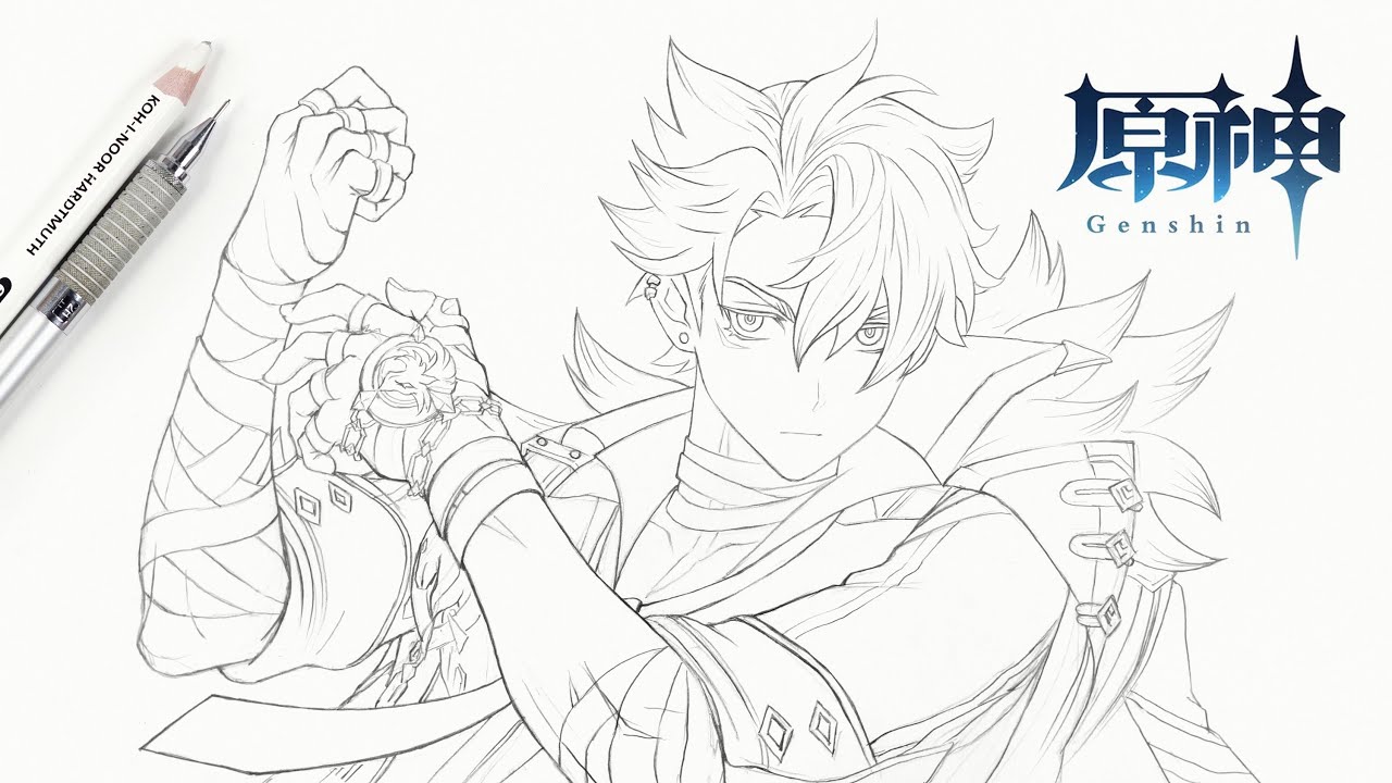 如何畫萊歐斯利 | 原神 | 萊歐斯利 | 畫畫教學 | How to draw Wriothesley | Genshin Impact ...