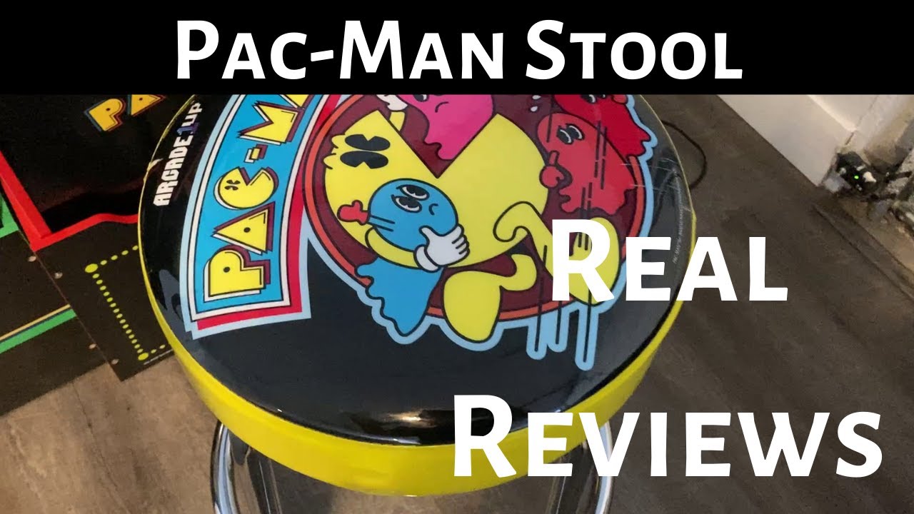 Arcade 1 Up Pacman Stool - YouTube