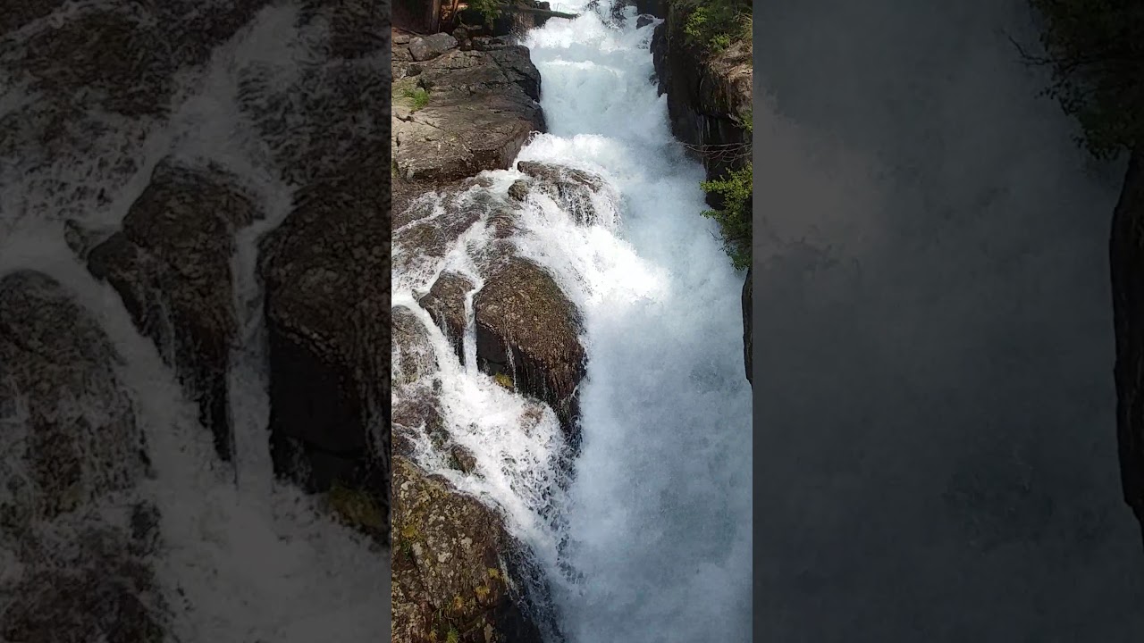 Raging waterfall - YouTube