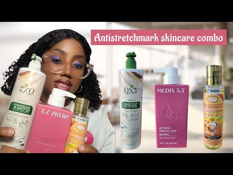 Antistretchmark skincare treatment combo | Medix 5.5 retinol lotion ...