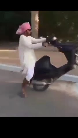 Arab biker fail - YouTube