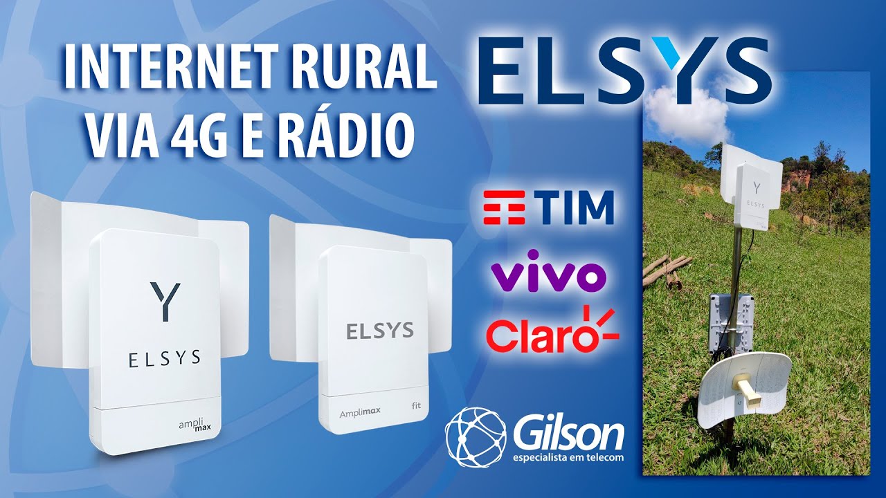 internet Rural via 4G e Rádio (venda e instale internet rural - Elsys ...