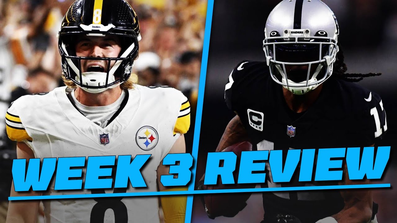 Steelers Vs Raiders Week 3 Review Pff Youtube