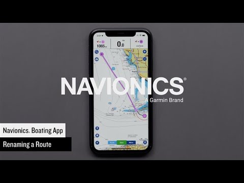 Support: Renaming a Route in the Navionics® Boating App - YouTube