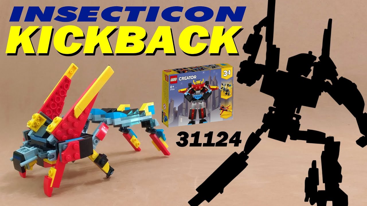 Tutorial: Transformer Insect / Insecticon Kickback using LEGO Creator ...