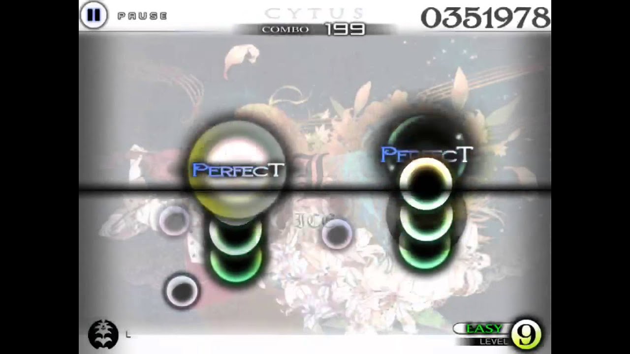 Cytus Gameplay - L2(Ver.A)(Easy) - 1000000 - YouTube