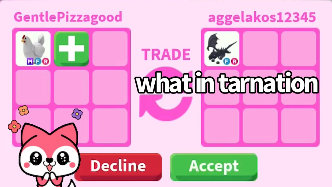 Seeing offers for my mega chicken Dave! In Roblox adopt me - YouTube