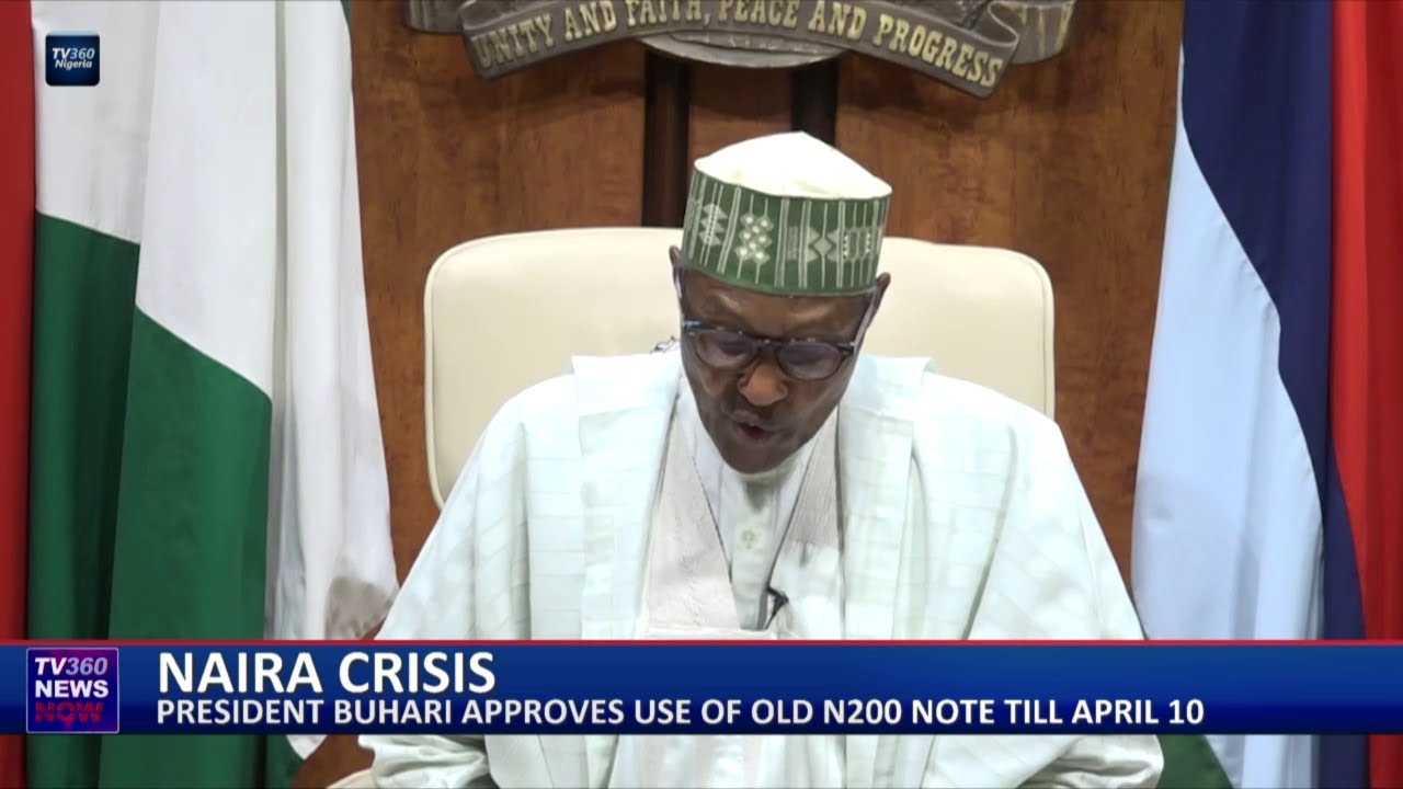 BUHARI APPROVES USE OF OLD N200 NOTE FOR 60 DAYS - YouTube