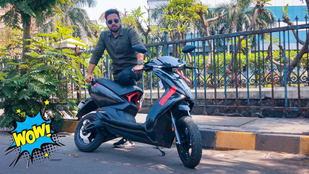 My New Electric Scooty Ather 450x || India Fastest Scooter || Vlogger ...