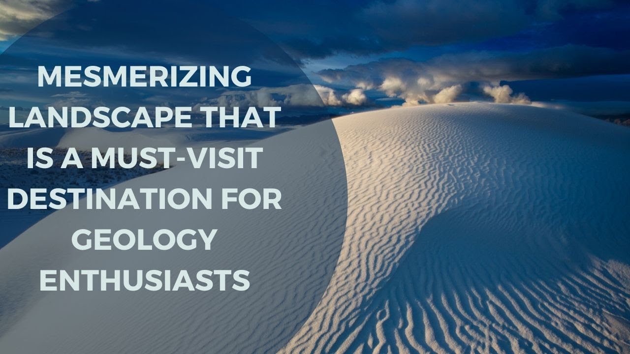 The White Sands National Monument, USA : Shimmering White Gypsum Dunes ...