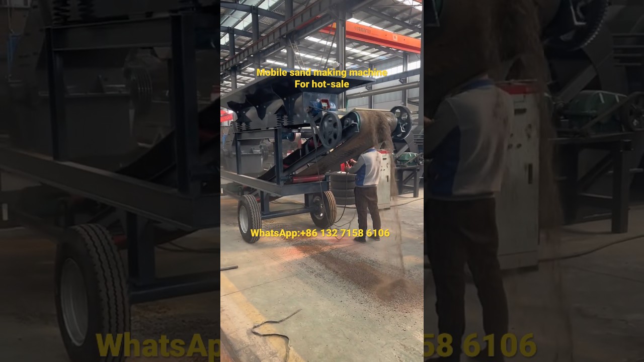 20-30t/h mobile silica stone sand making machine,hammer crusher mill ...