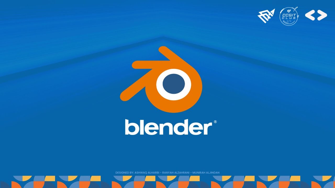 Introduction to Blender | Blender اليوم الأول لورشة عمل - YouTube