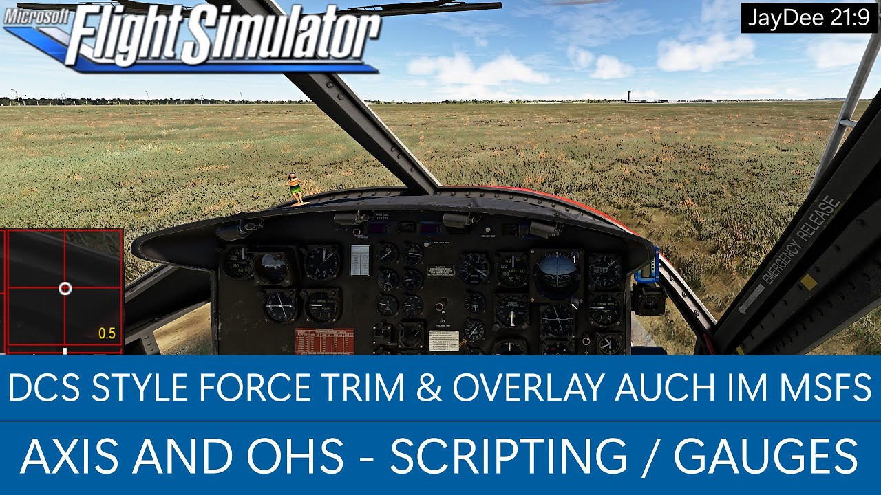 DCS Style Force Trim & Control Overlay mit Axis & Ohs auch im MSFS 2020 ...