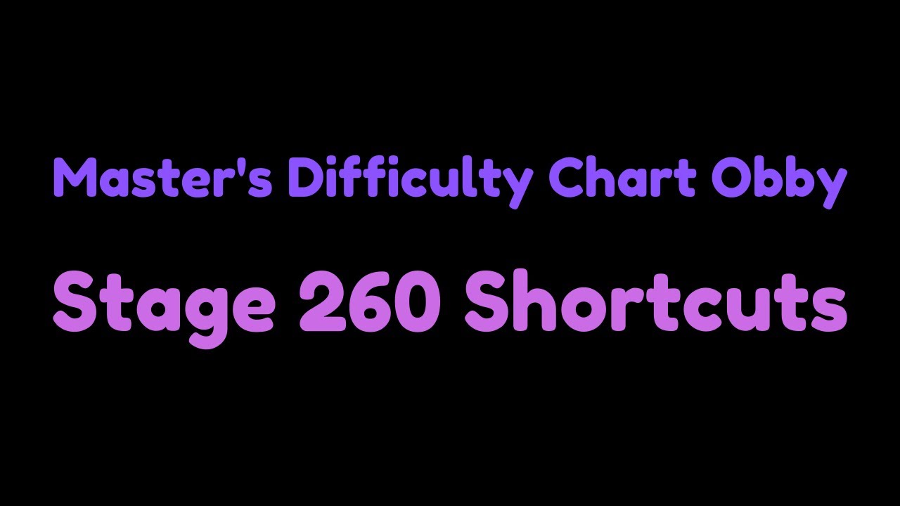 [Master's DCO] Stage 260 Shortcut **USEFUL** - YouTube
