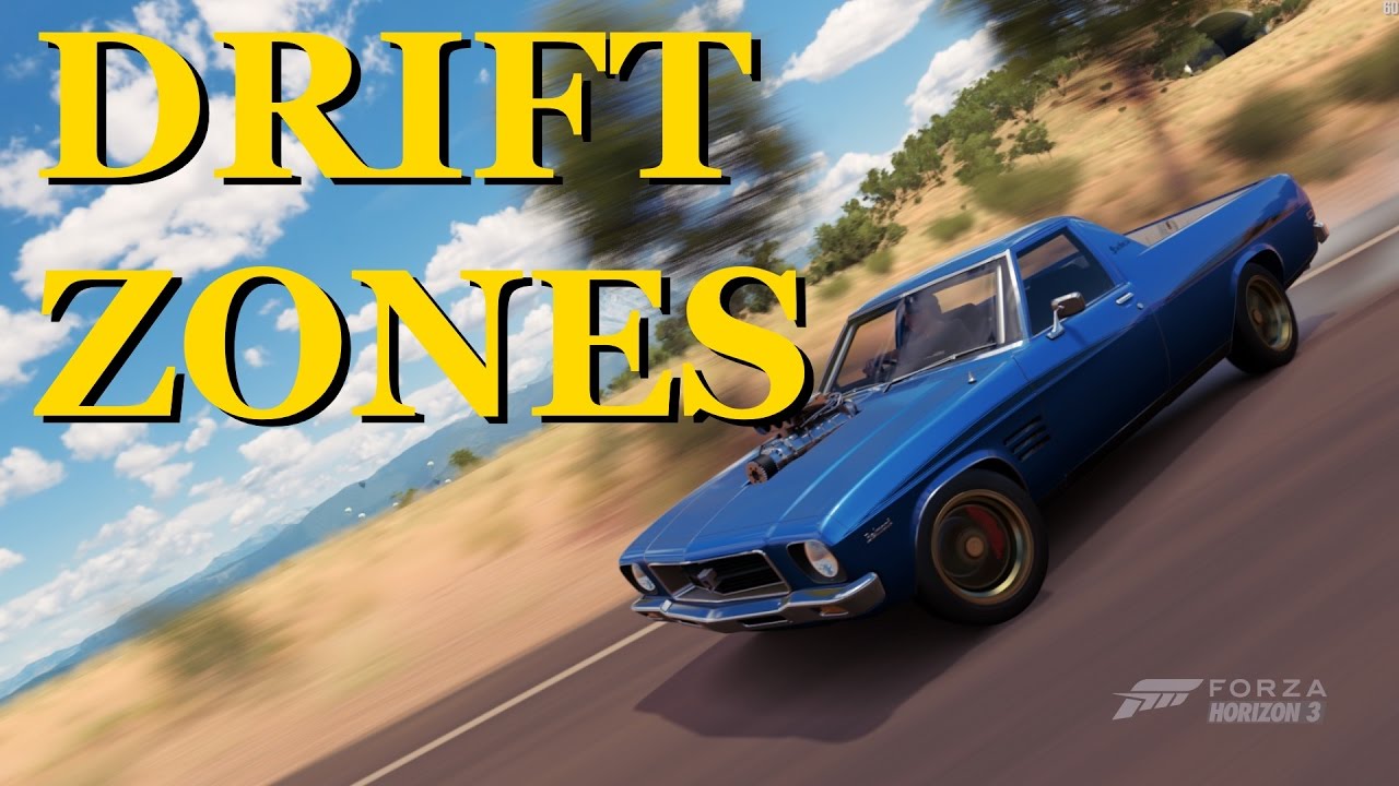 Forza Horizon 3 For Dummies: Drift Zones - YouTube