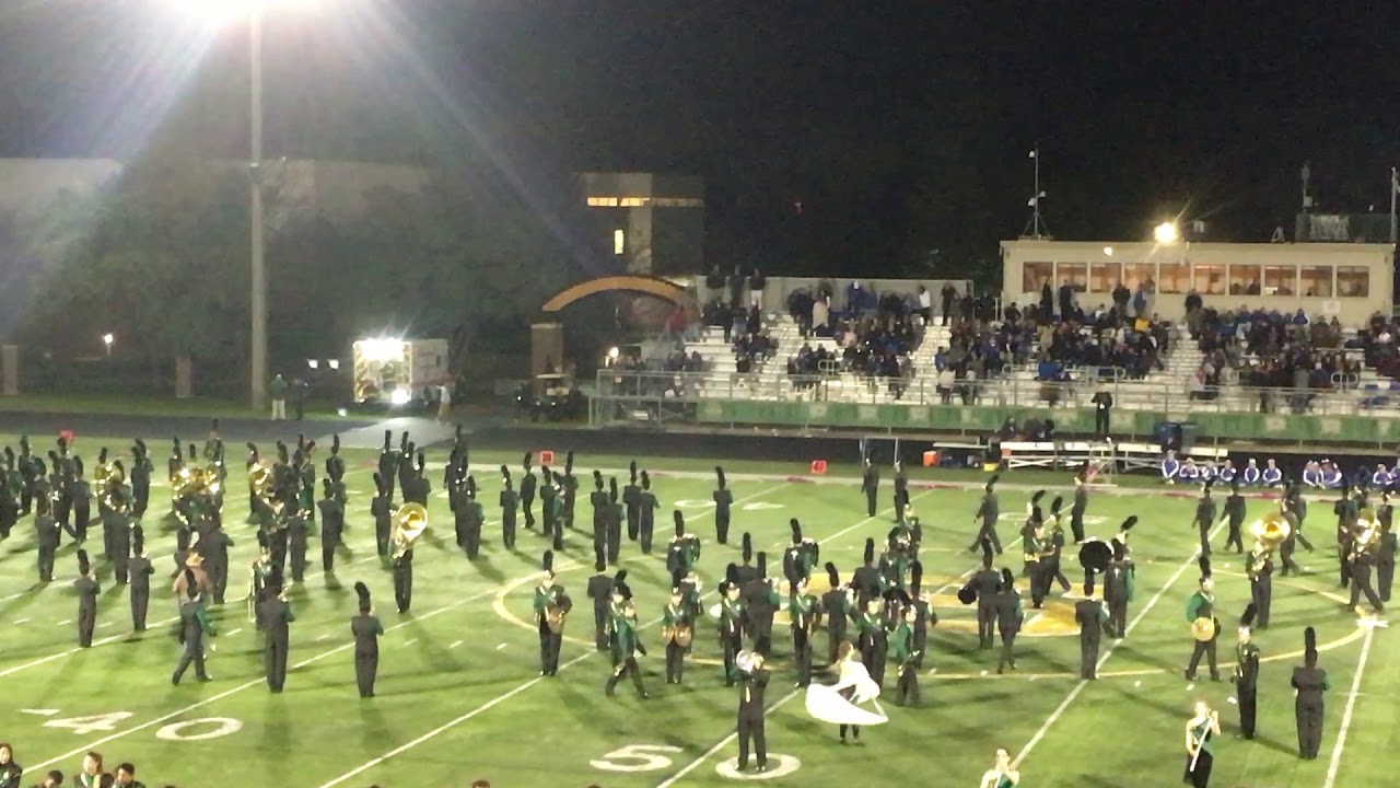 Stevenson High school marching band last home game - YouTube