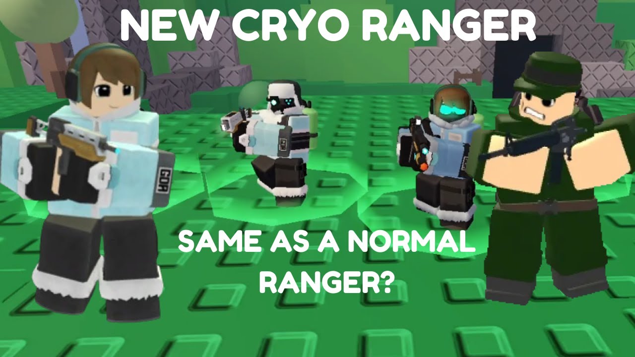 NEW CRYO RANGER SHOWCASE│TOWER DEFENSE X│ - YouTube