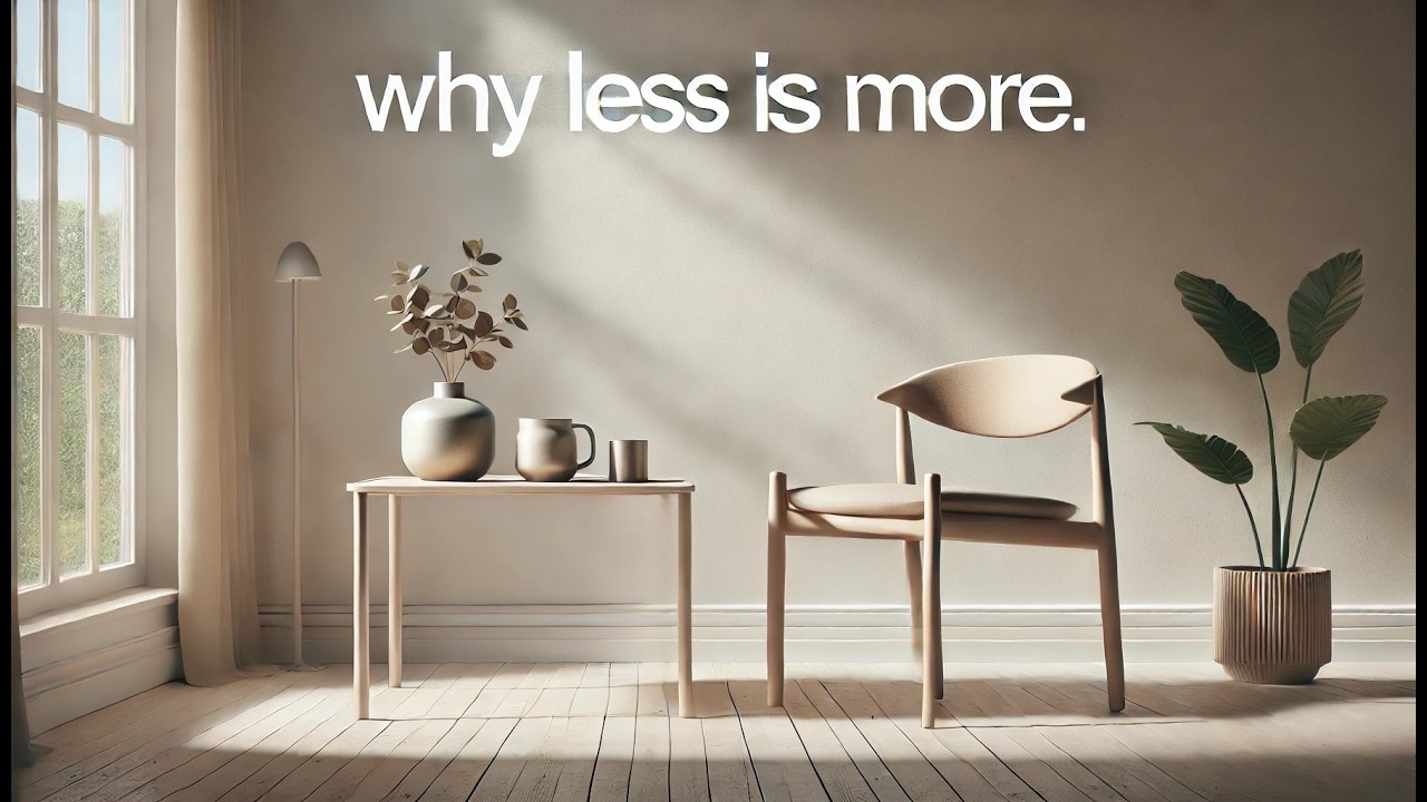The Psychology of Minimalism: Why Living With Less Means More - YouTube