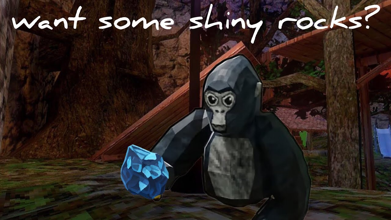Giving Away Shiny Rocks in Gorilla Tag... - YouTube