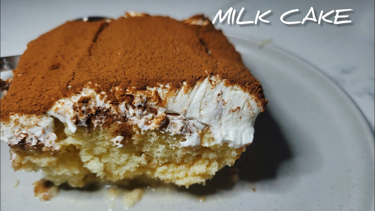 3 milk cake | quick and delicious dessert | bake it & make everyone ...