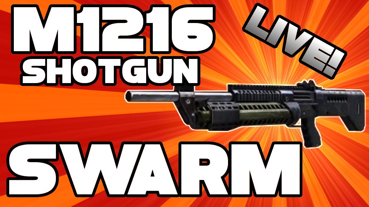 M1216 Swarm! Black Ops 2 Swarm w/ Every Shotgun #1 (BO2 Live Facecam ...