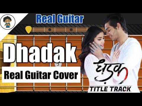 Dhadak Title Song | Real Guitar App Cover - By Mobile Guitarist.