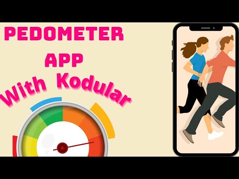 How to make pedometer app with Kodular malayalam | Project pedometer | - YouTube