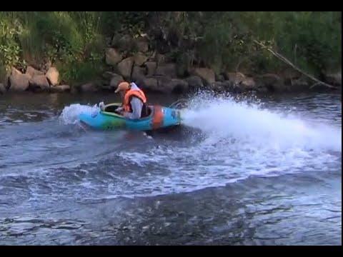 Fast Homemade Jet Kayak DIY - YouTube