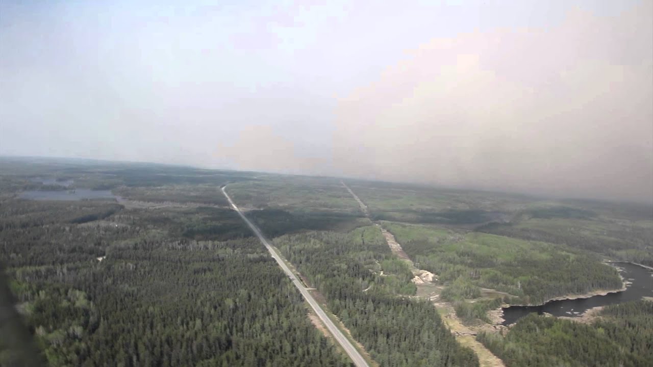 Timmins forest fire continues to grow - Sudbury News - YouTube