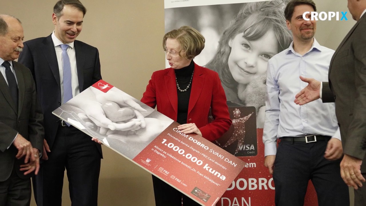 PBZ Grupa urucila donaciju Klinici za infektivne bolesti Dr. Fran Mihaljevic - YouTube