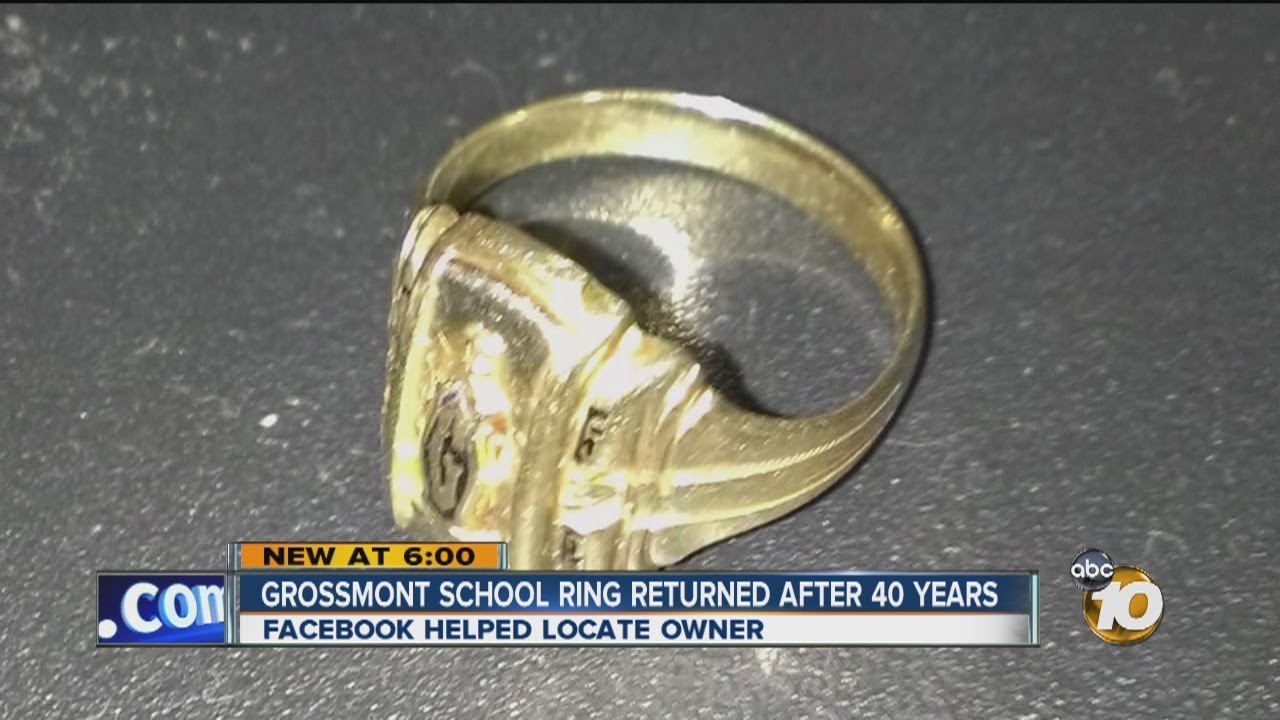 Long lost high school class ring returned to owner - YouTube