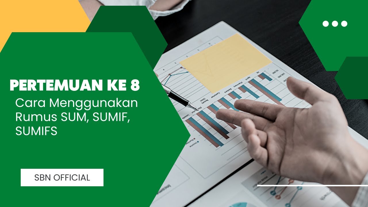 Cara Menggunakan Rumus SUM, SUMIF, dan SUMIF - YouTube