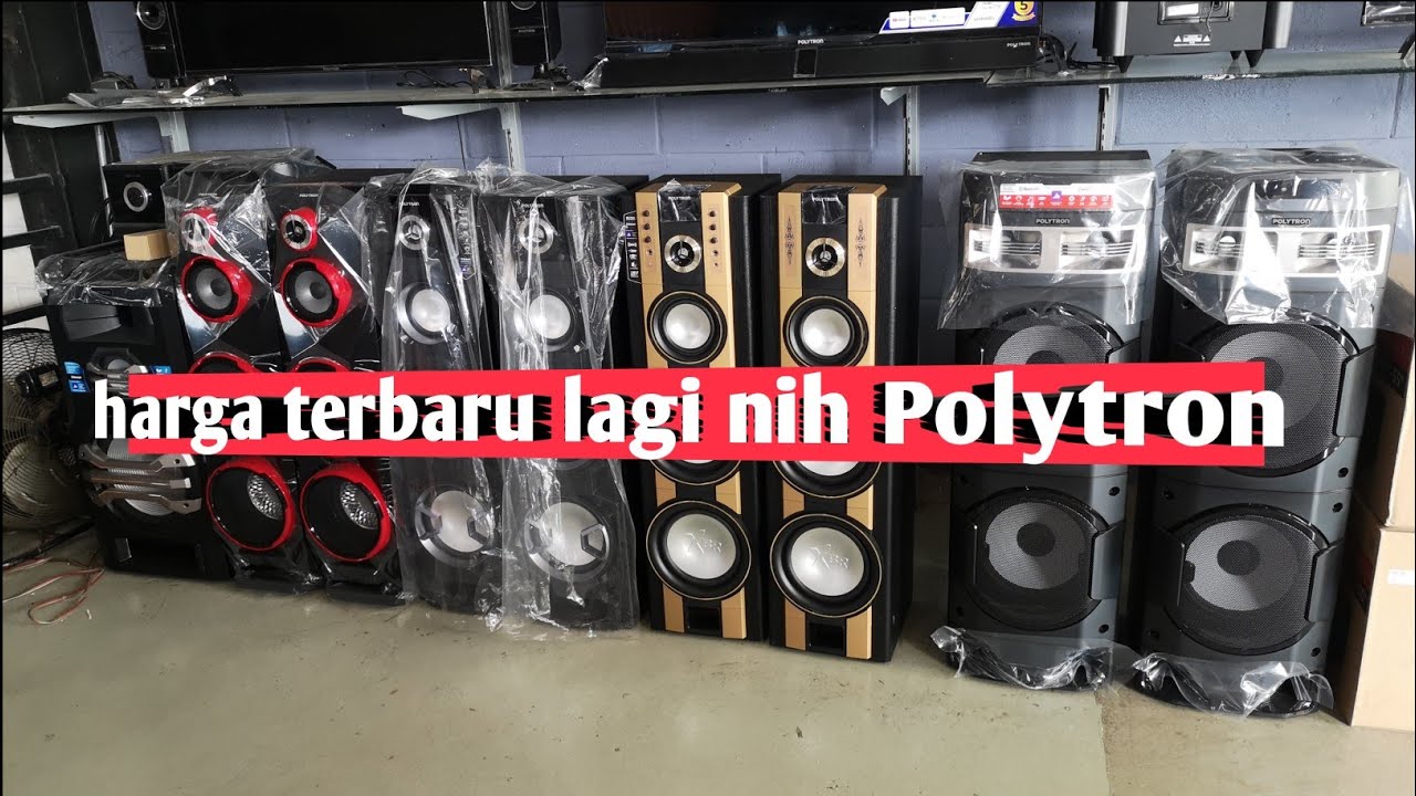 daftar harga speaker aktif Polytron terbaru nih - YouTube