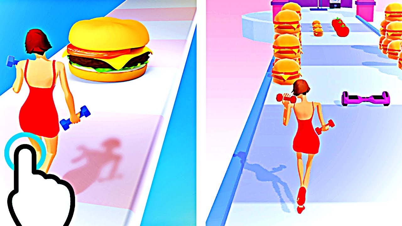 Body Race - Fat Fit Body Girl Run - All Levels iOS Android GamePlay #14 ...