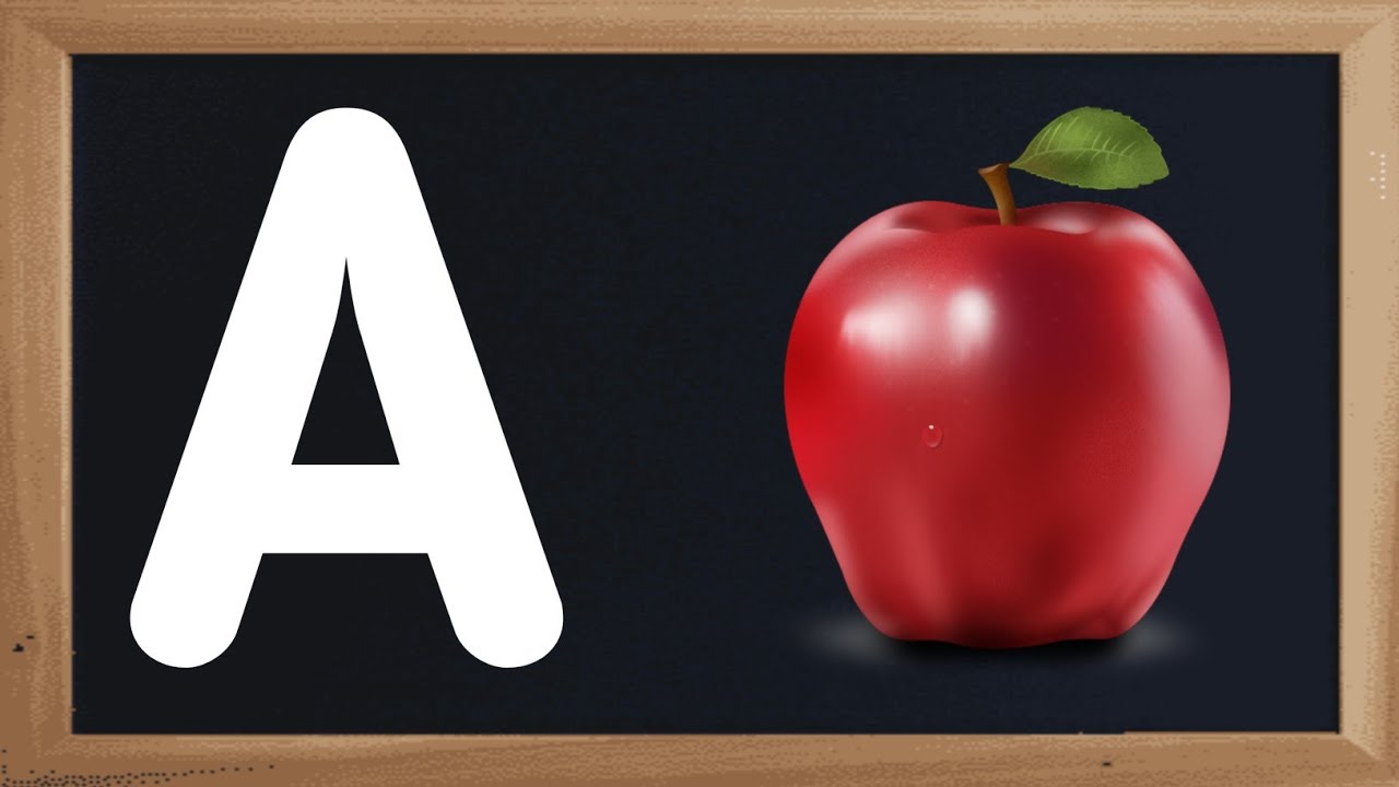 Learn A to Z Alphabet With Examples. ABCD For Kids. Alphabet With ...