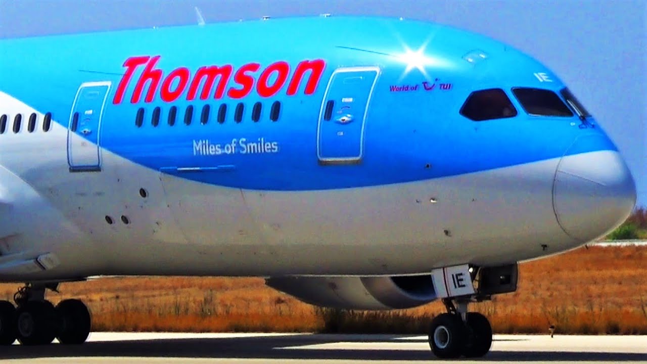 Thomson Airways - 3 Takeoffs from Rhodes - B757, B787, B767 - ATC Comms ...