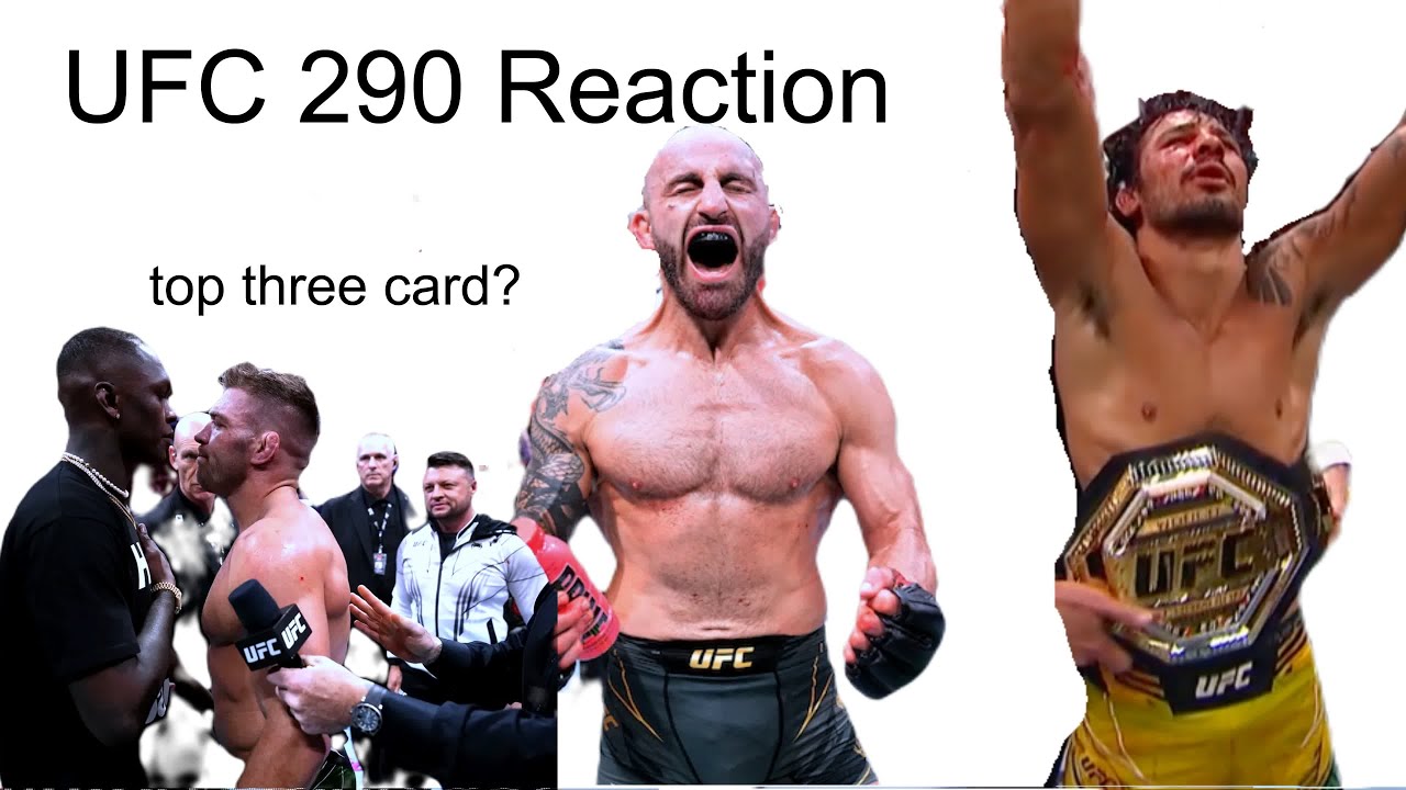 UFC 290 Main Card Reaction - YouTube