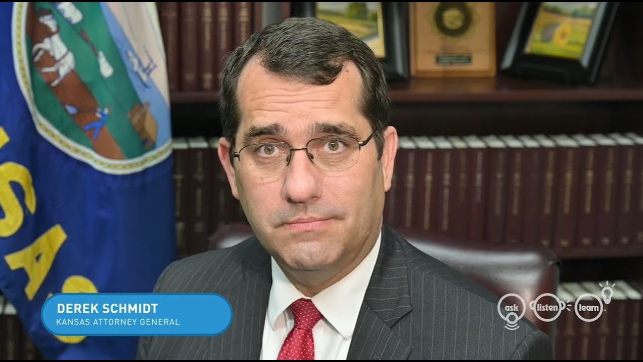 Kansas Attorney General Derek Schmidt - YouTube