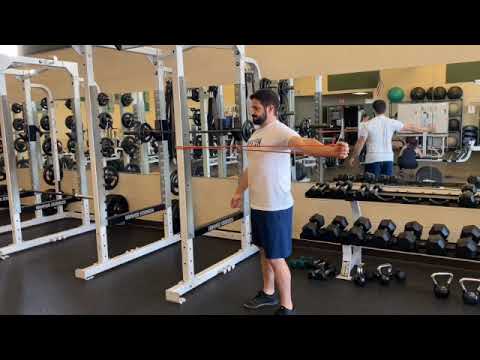 Single Arm Band Reverse Fly - YouTube