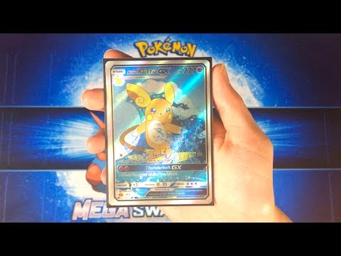 MAY LAUGHING PIKACHU PARCEL AND CUSTOM ALOLAN RAICHU CARD!! - YouTube