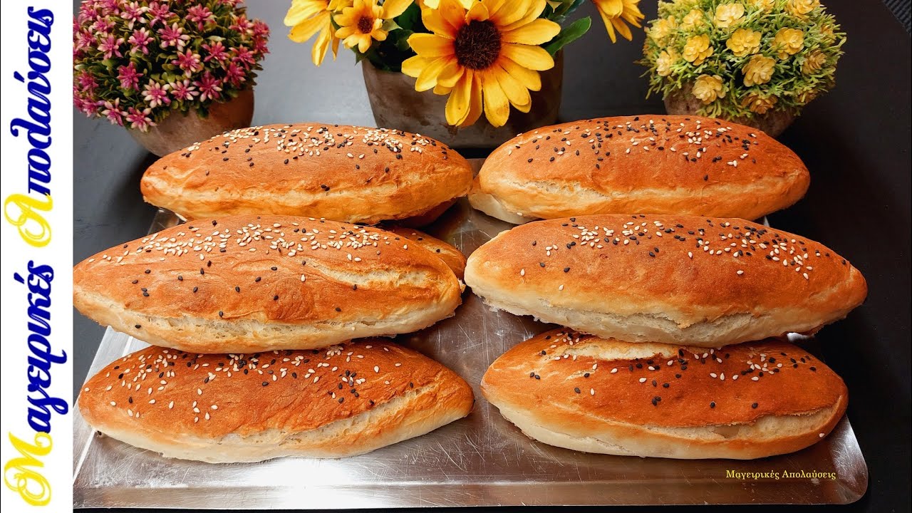 Ατομικά Ψωμάκια για Σάντουιτς. Εύκολα χωρίς μίξερ και τόσο αφράτα που ...