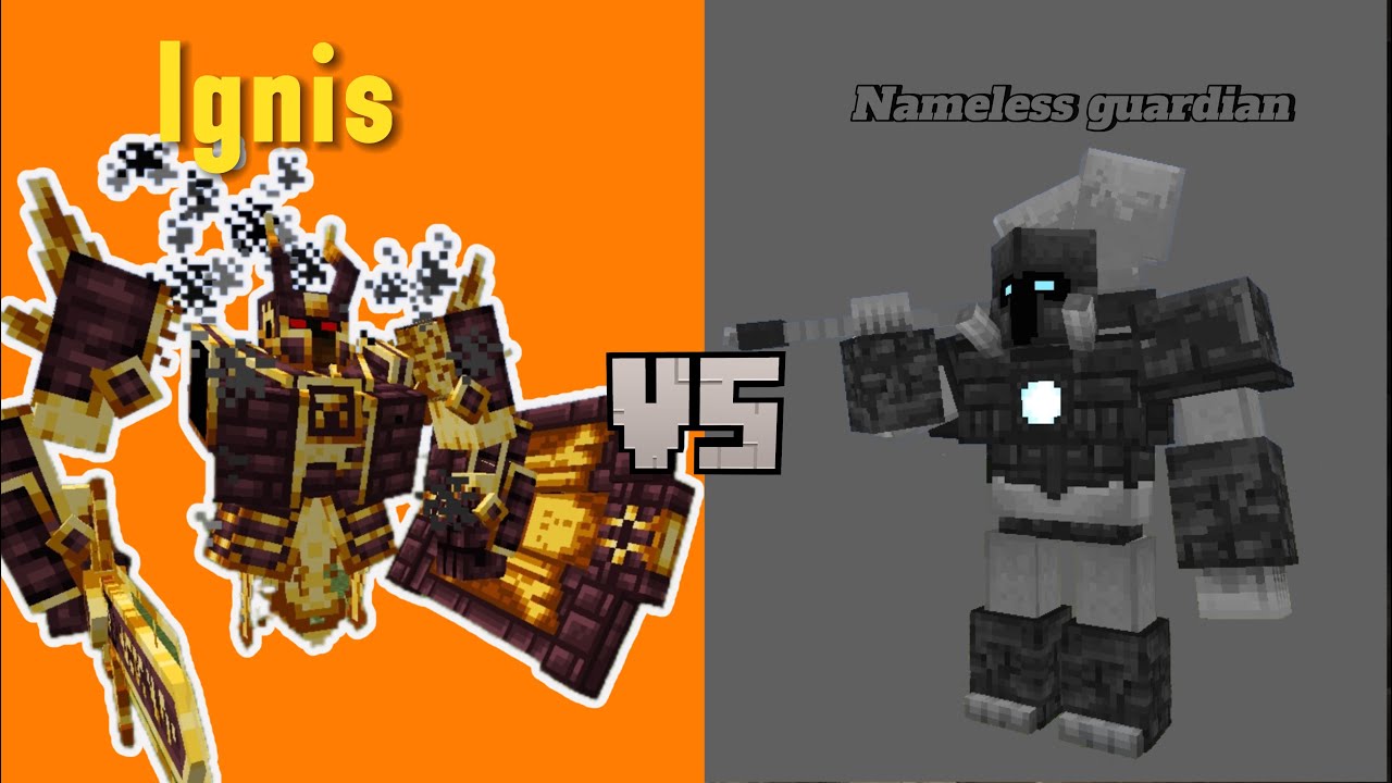 Ignis VS nameless guardian I Minecraft Java Mob battle full battle ...