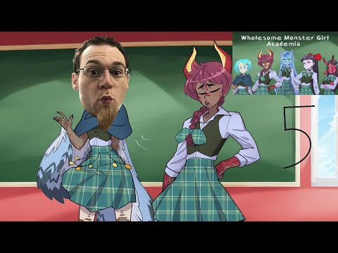 Wholesome Monster Girl Academia 5 - Class Time - YouTube